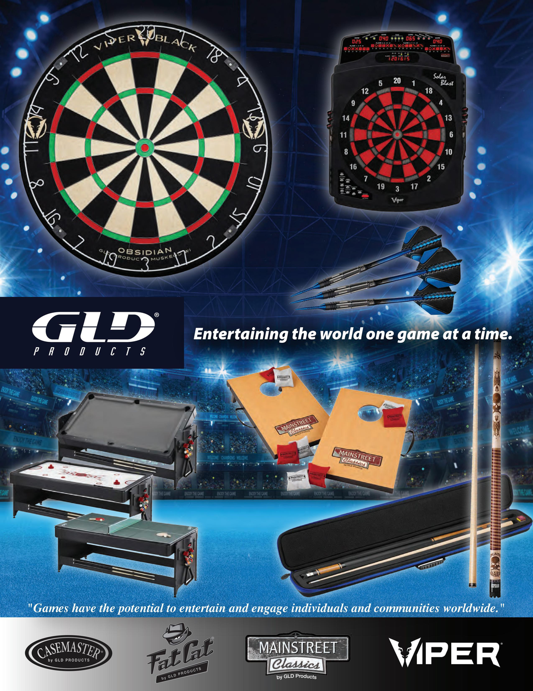 Product Catalogs: Darts, Games & More – GLD Products