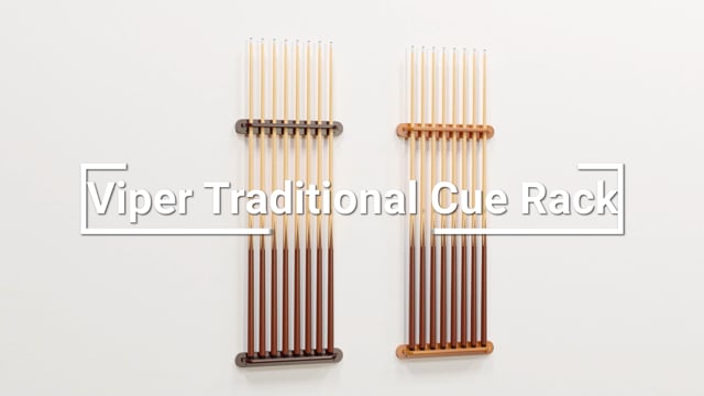Viper Traditional Mahogany 8 Cue Wall Cue Rack – GLD Products