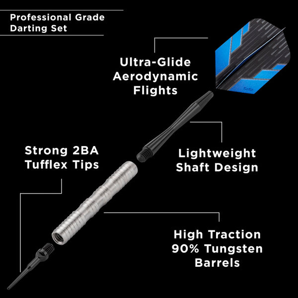 Fat Cat Bulletz 90% Tungsten Soft Tip Darts — 18g