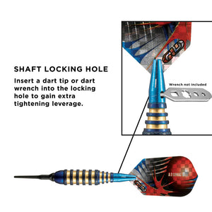 Viper Atomic Bee Darts Blue Soft Tip Darts 16 Grams - GLD Products