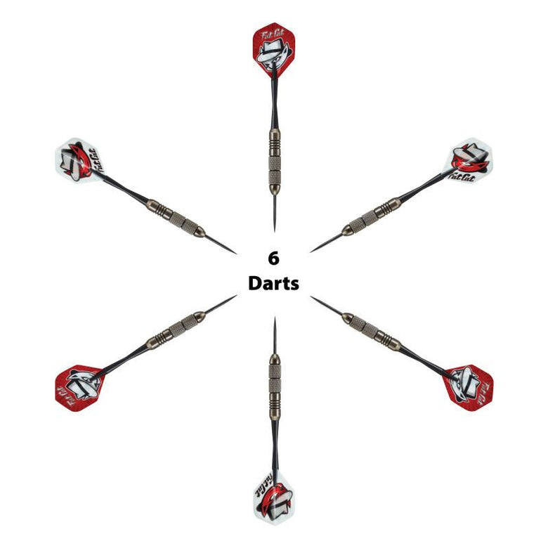 Fat Cat Twin Pack Steel Tip Darts 19 Grams – GLD Products