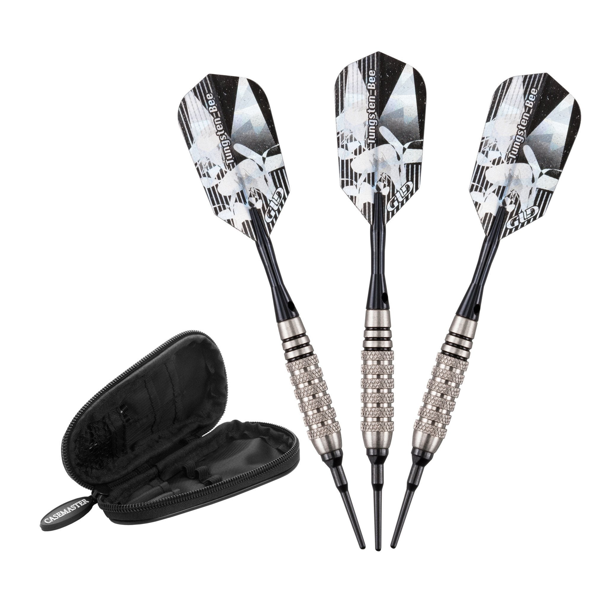 [OPEN BOX] Viper 80% Tungsten Bee Soft Tip Darts Knurled Barrel 18 Gra ...