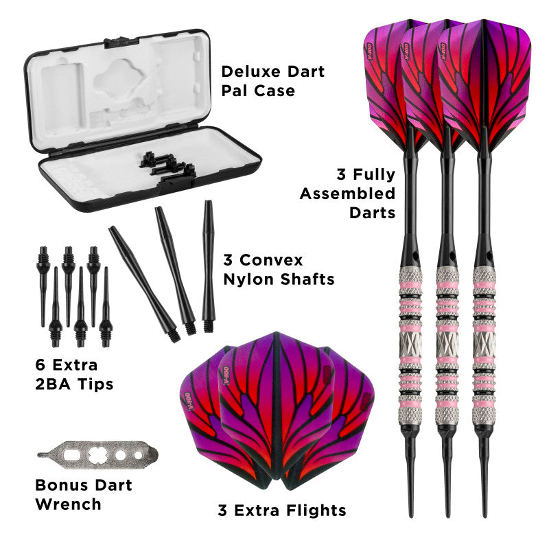 Viper Wings Darts 80% Tungsten Soft Tip Darts 16g