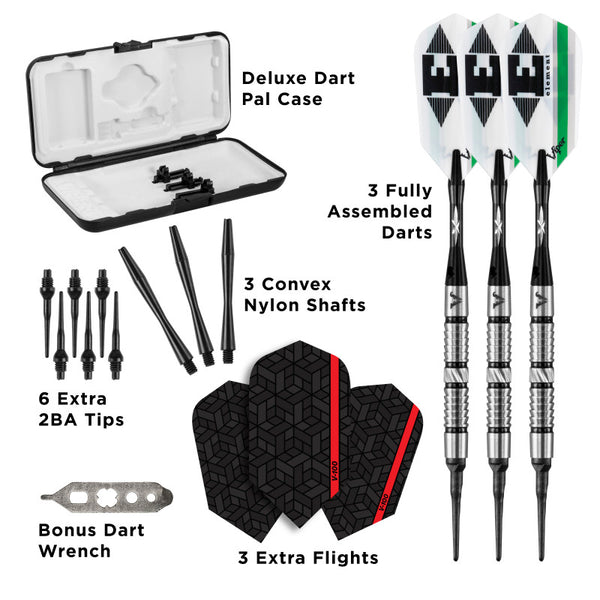 Viper Element Darts 90% Tungsten Soft Tip Darts Shark