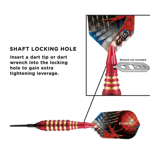 Viper Atomic Bee Darts Red Soft Tip Darts 16 Grams - GLD Products