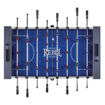 Fat Cat Rebel Foosball Table 4.5' — Blue/Grey – GLD Products