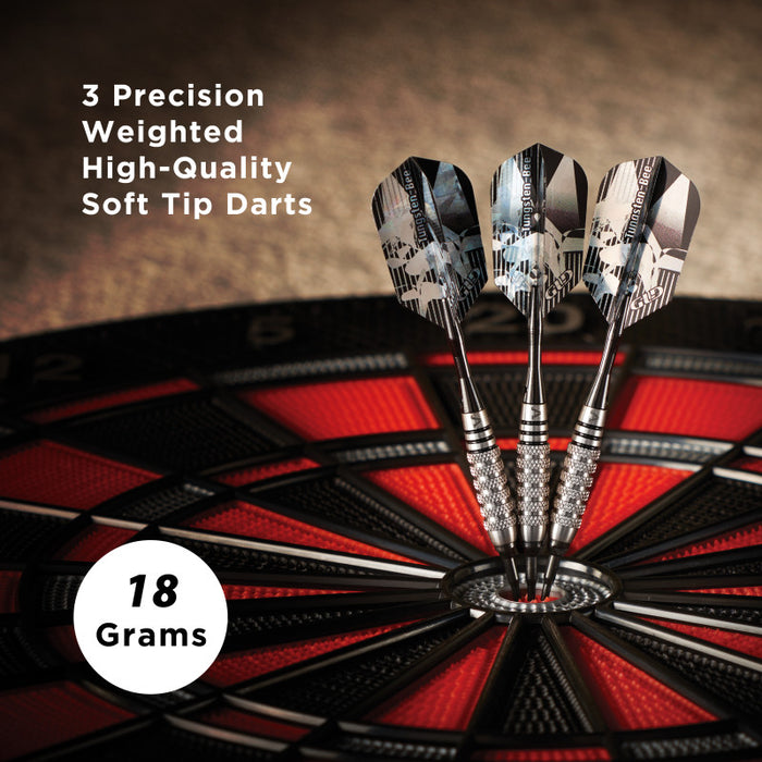Viper Bee 80% Tungsten Soft Tip Darts Knurled Barrel 18 Grams - GLD ...